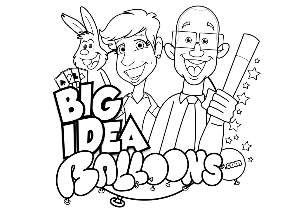 Big Ideas A4 colouring sheet | Big Idea Entertainment